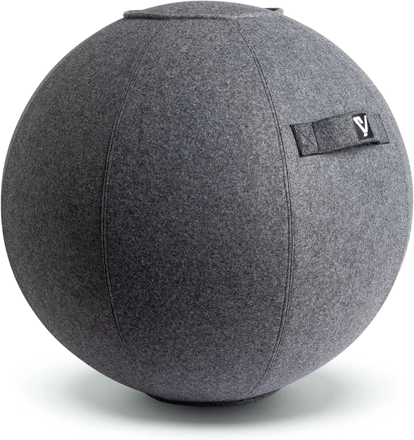 Sitting Ball Chair for Home Office Desk - Exercise and Stability Ball ...