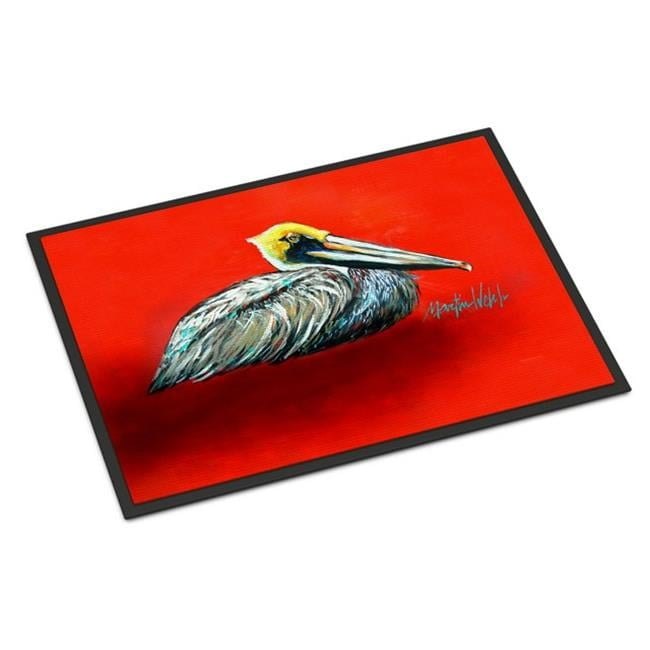 Sitting Brown Pelican Indoor or Outdoor Mat - 24 x 36 in. - Walmart.com