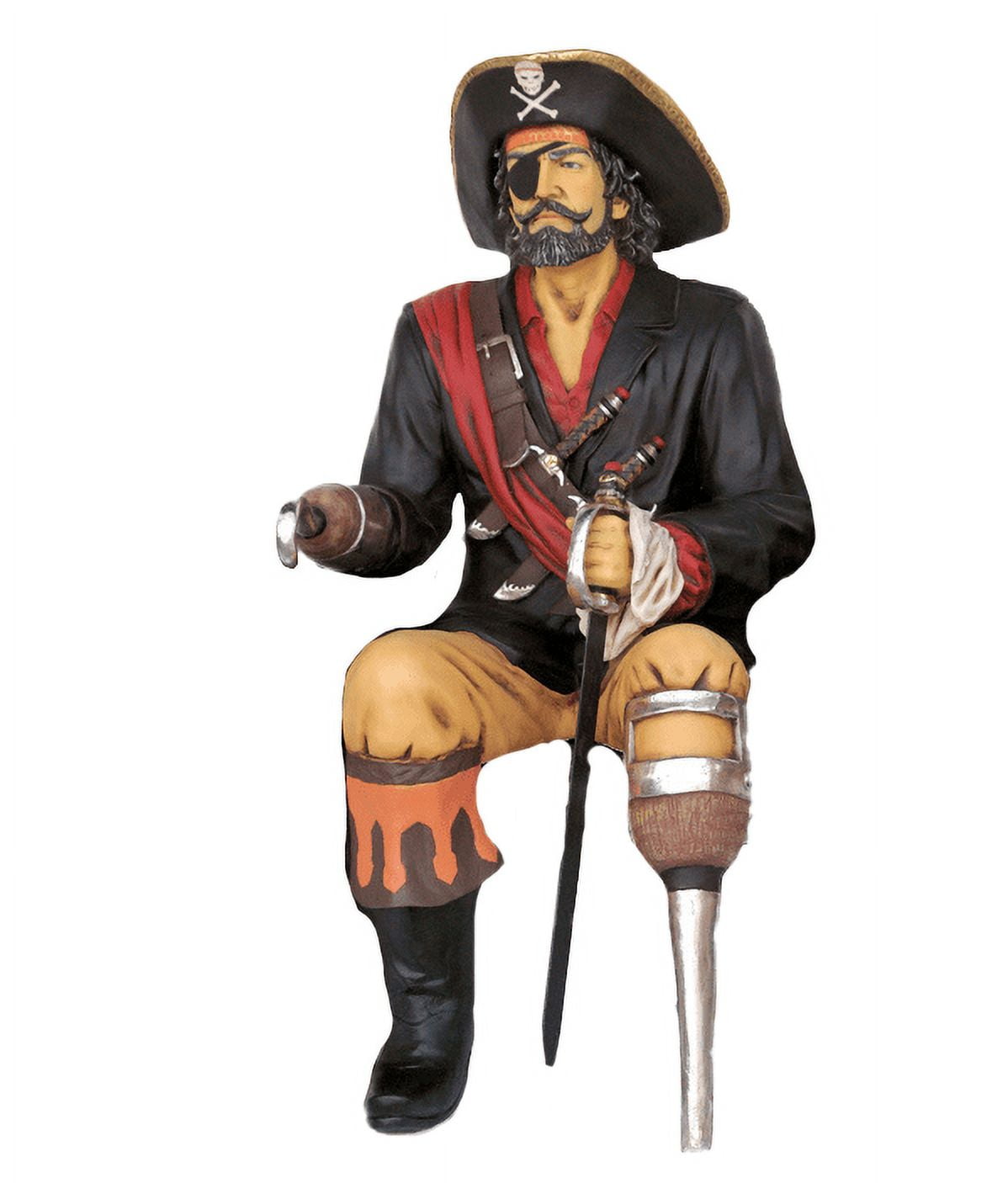 Sitting Captain Hook Life Size Statue - Walmart.com