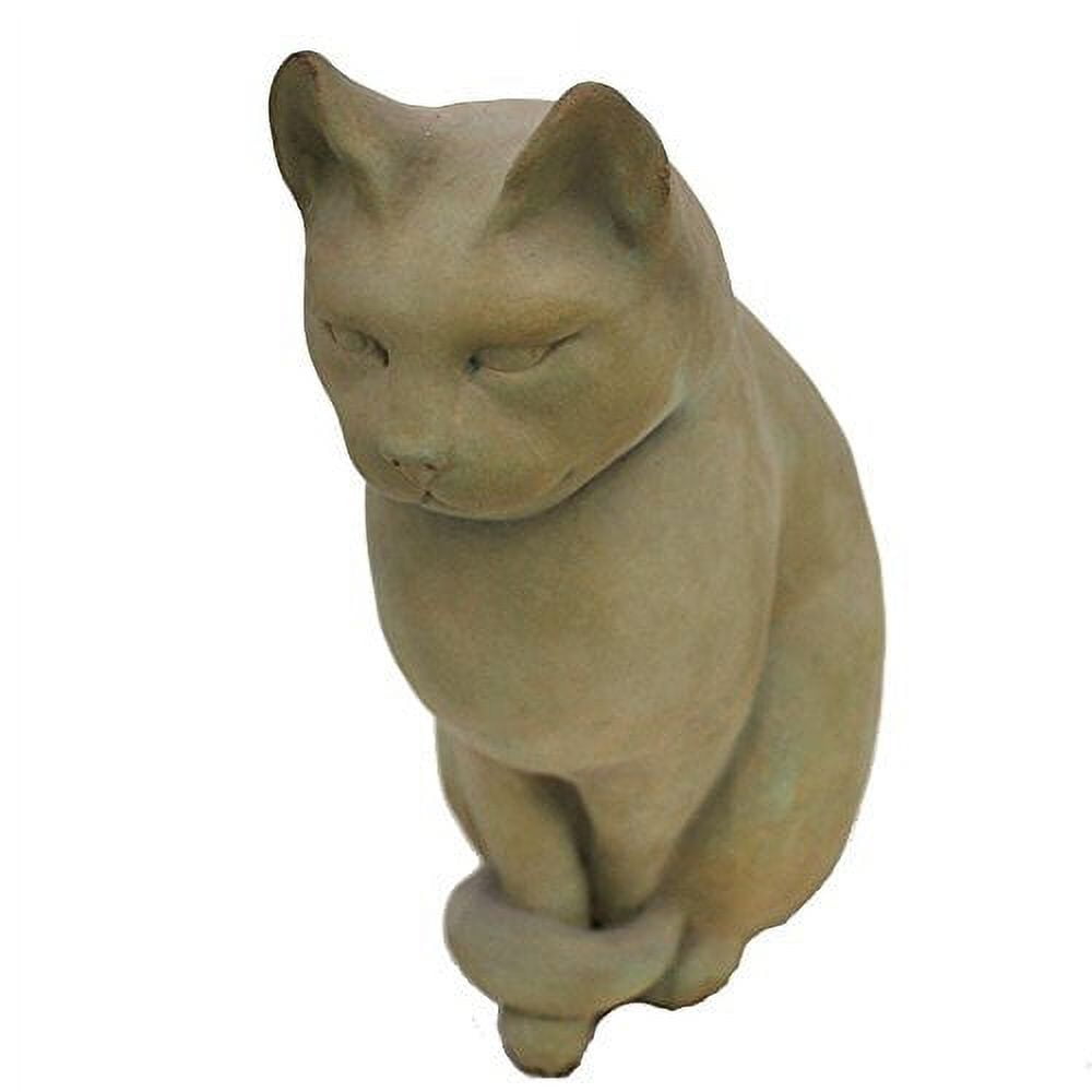 Sitting Cat Garden Statue 12?H - Walmart.com