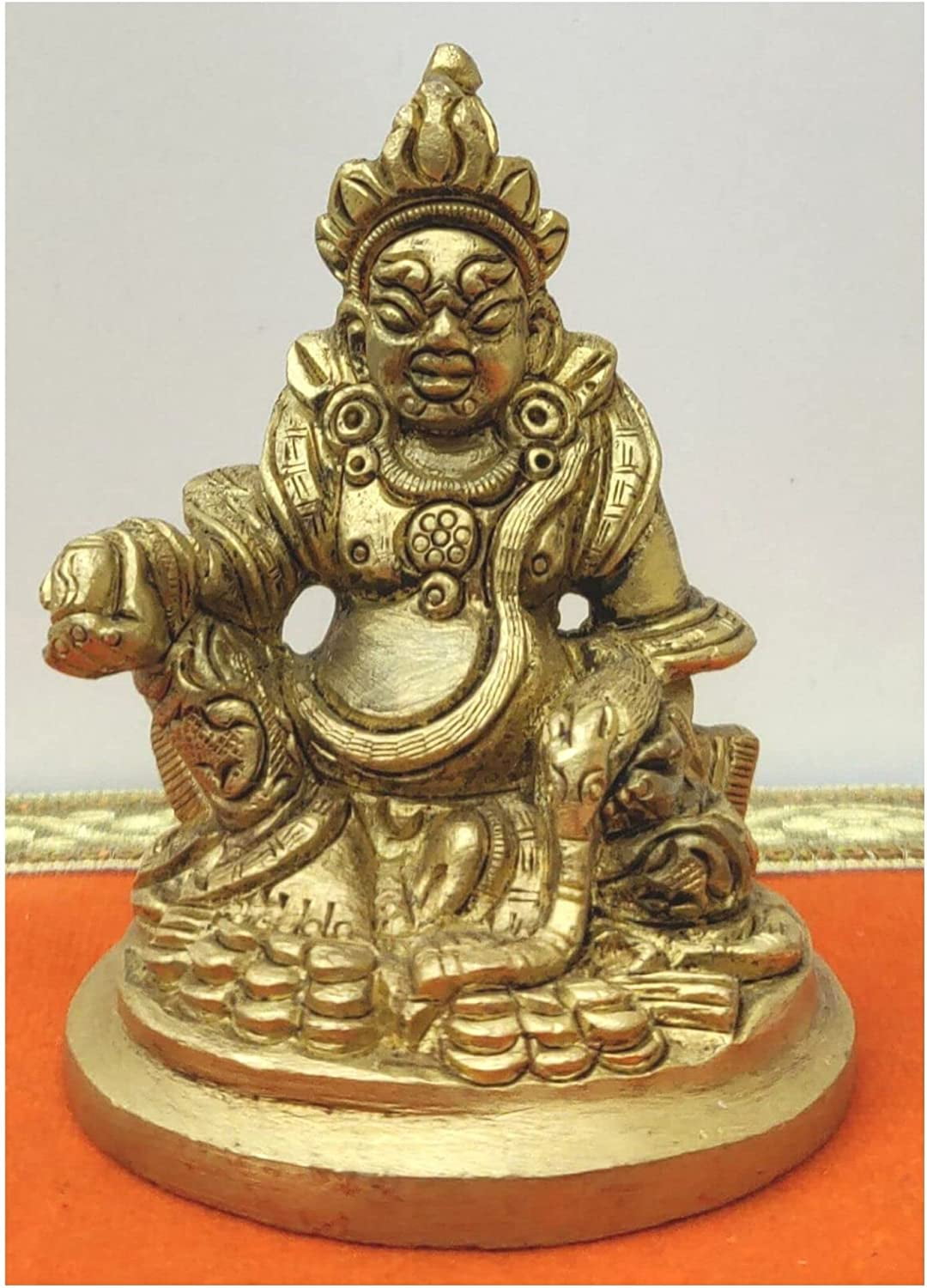 Sitting Kuvera Statue Brass Kuber Maharaj Idol Brass Kuber Statue India ...