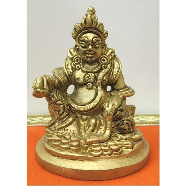 Sitting Kuvera Statue Brass Kuber Maharaj Idol Brass Kuber Statue India ...