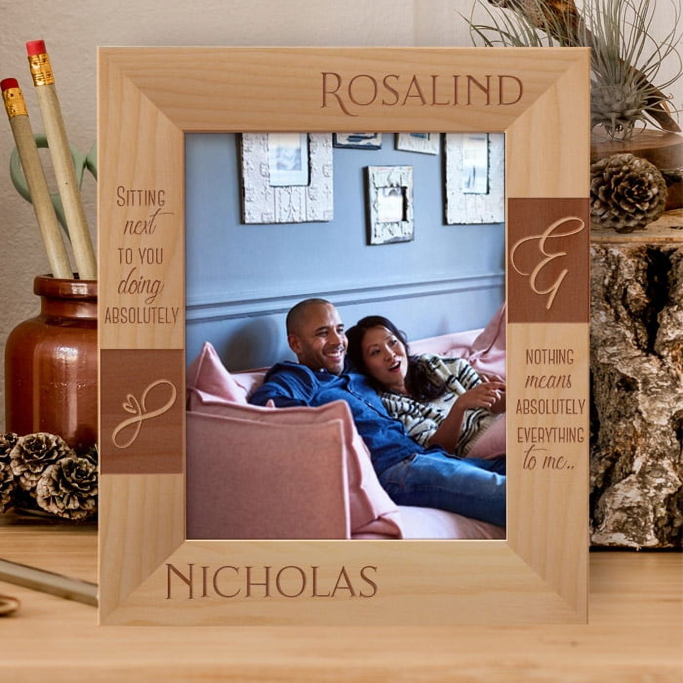 Sitting Next To You Doing Absolutely Nothing Personalized Wooden Frame ...