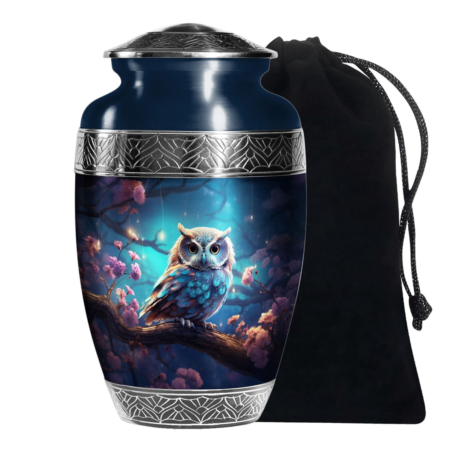 Sitting Owl Large Urns For Ashes Adult Male - Funeral Urn For Human ...