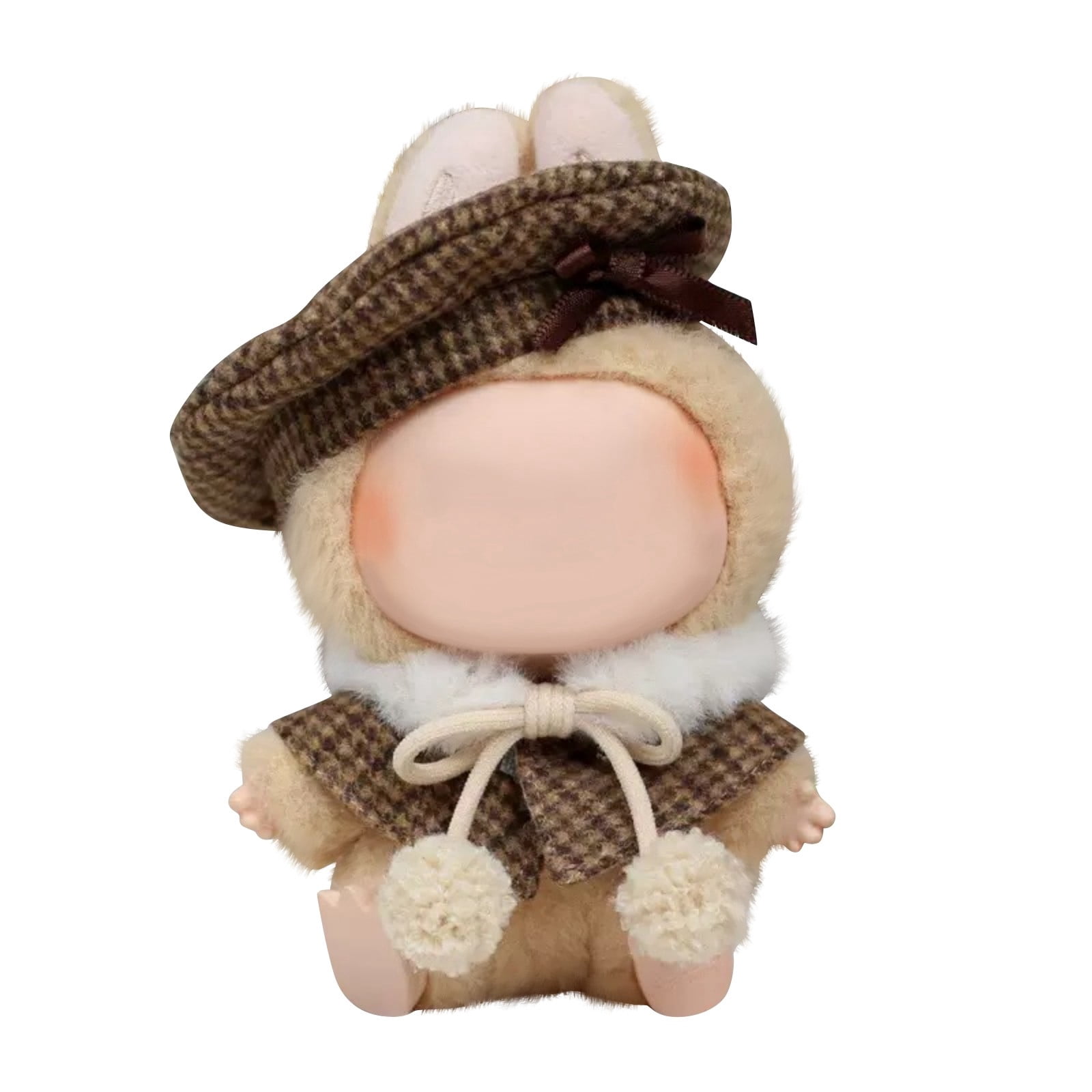 Sitting Party Doll Shawl, Universal Plush Toy Cape, Costume Accessory ...
