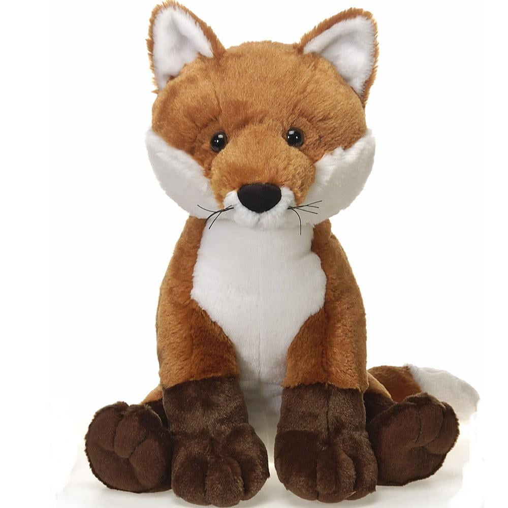 Sitting Red Fox Plush Toy 15.5 inch by Fiesta Soft - Walmart.com