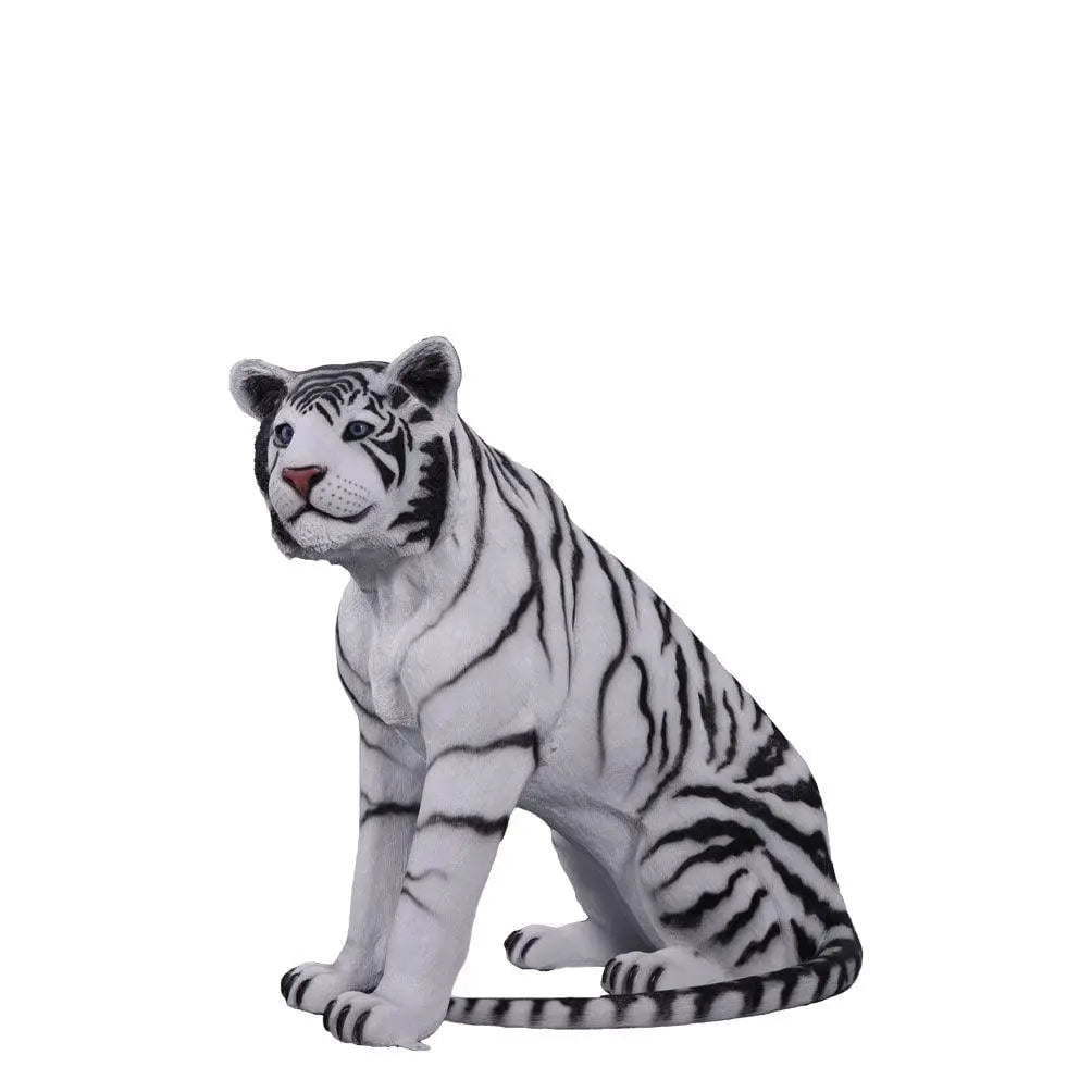 Sitting Siberian Tiger Life Size Statue - Walmart.com