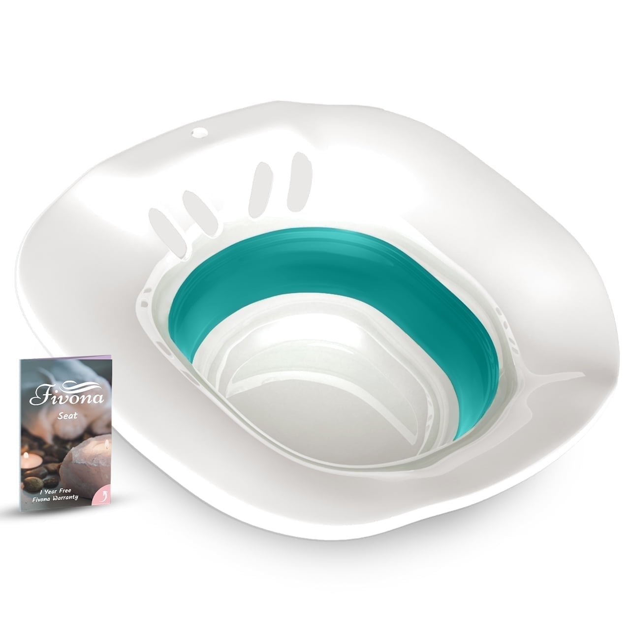 Fivona, Sitz Bath Seat for Toilet, Universal Fit, Epsom Salt Soaks ...