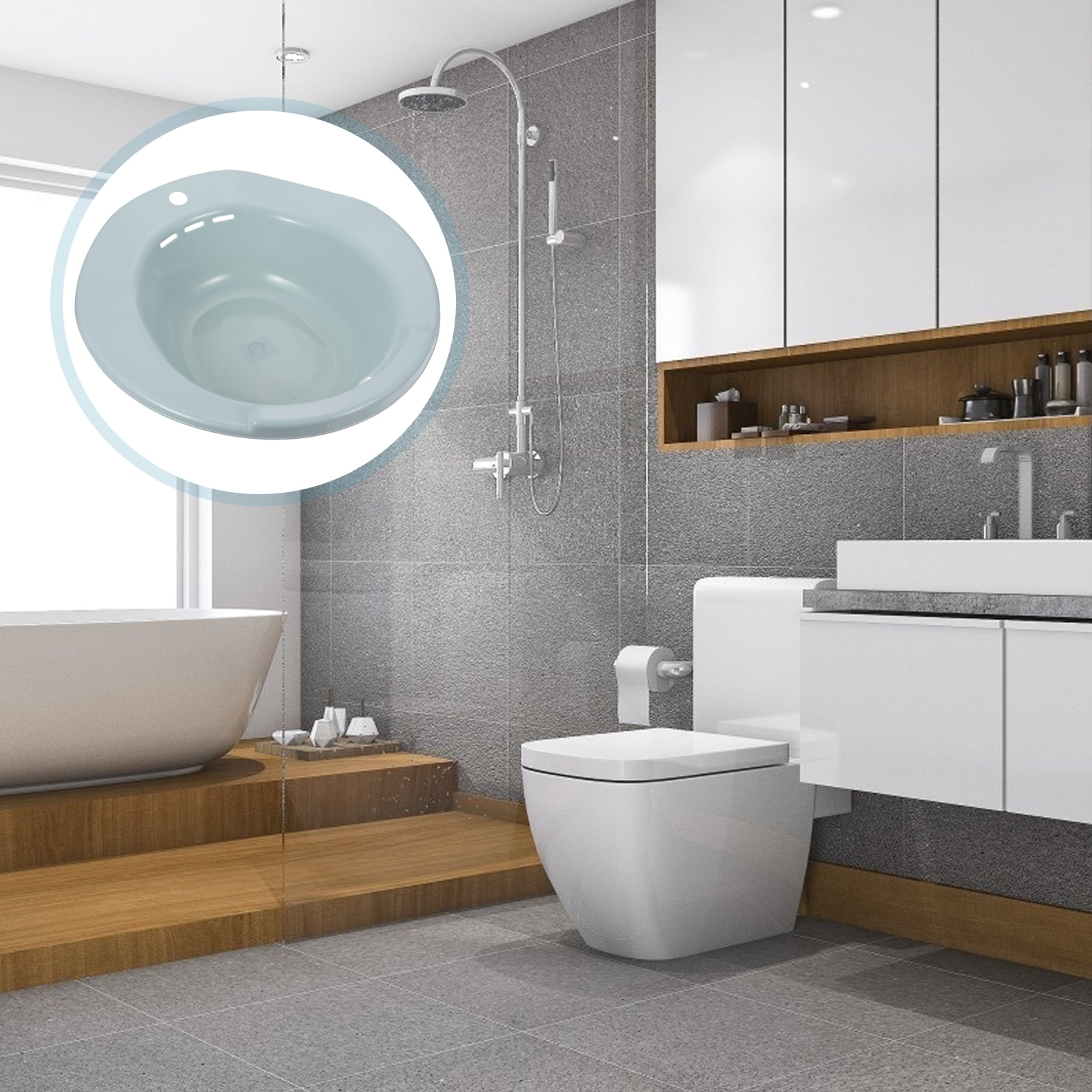 Sitz Bath for Toilet Pregnant Cleaning Basin Care Basin Hip Bath Tub ...