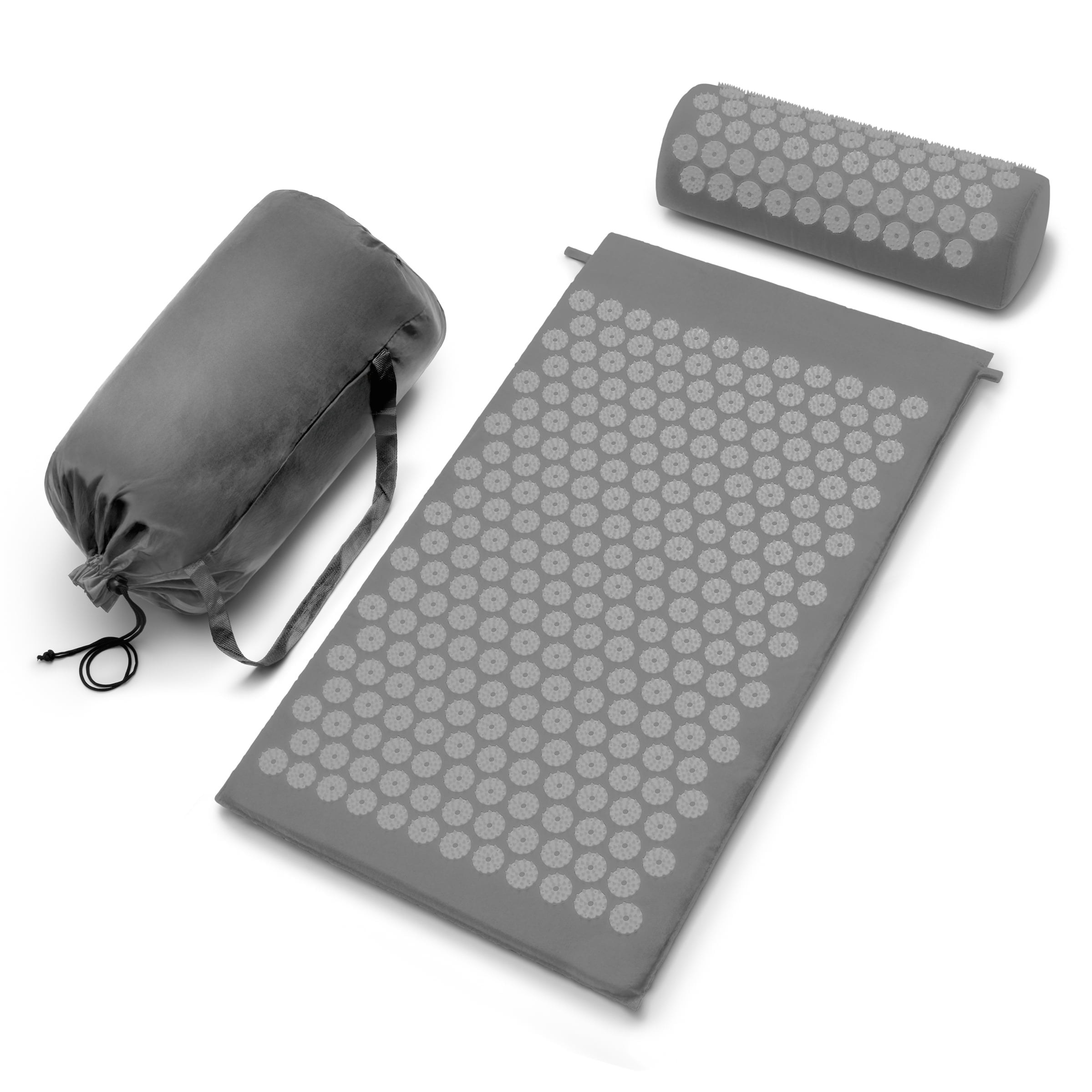 Sivan Health and Fitness Acupressure Mat and Pillow Set - Grounding Mat ...
