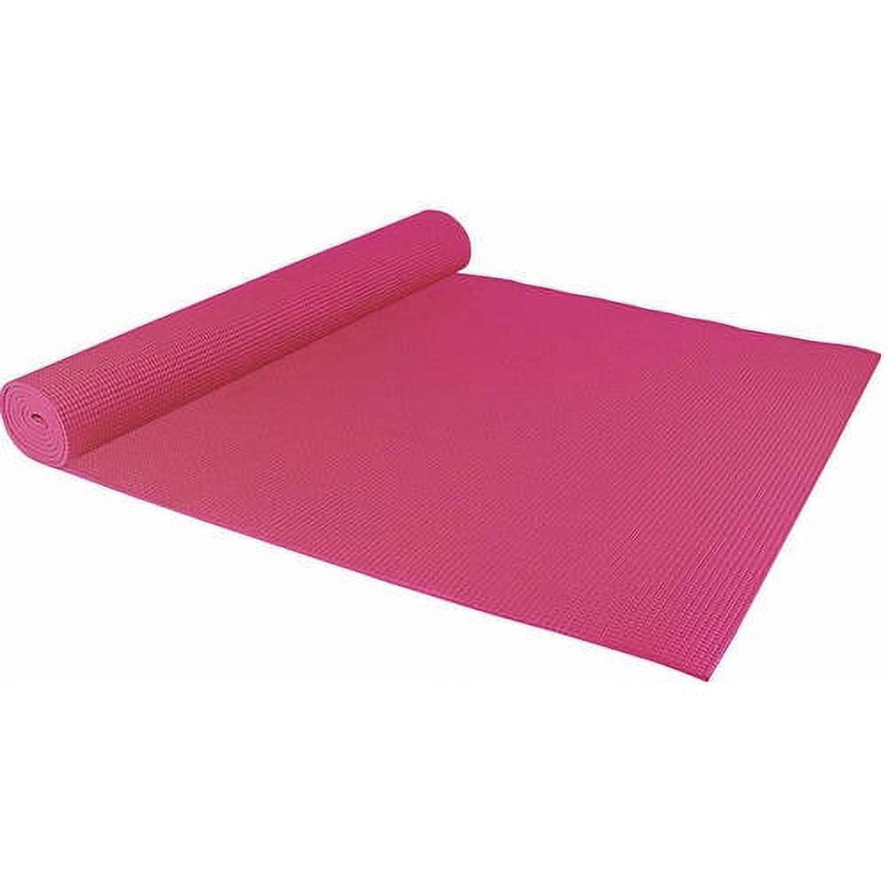 Sivan Health and Fitness Yoga and Pilates Mat with Non-Skid Ridges ...