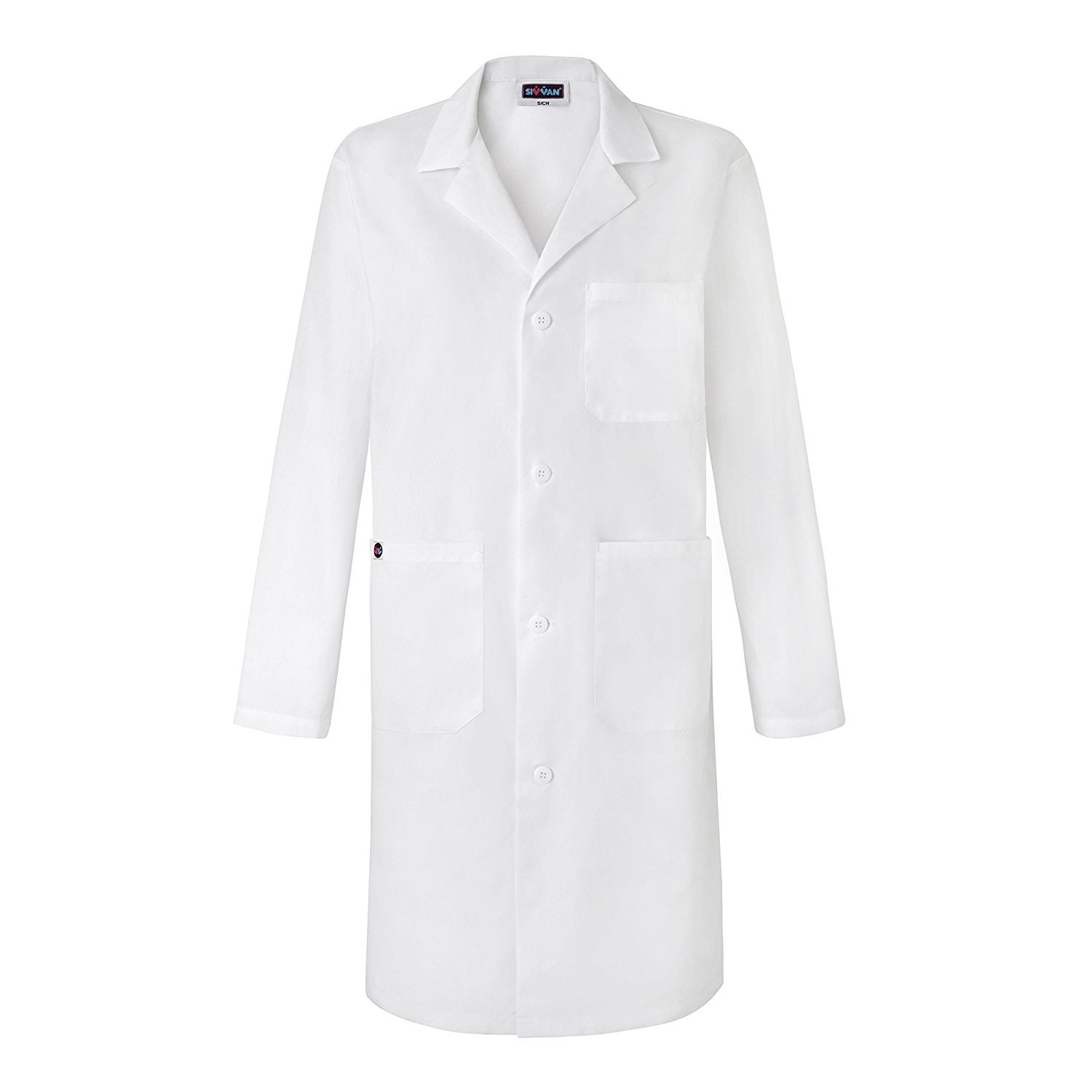 Sivvan Unisex 39 Inch Lab Coat - Back Pleated - Walmart.com