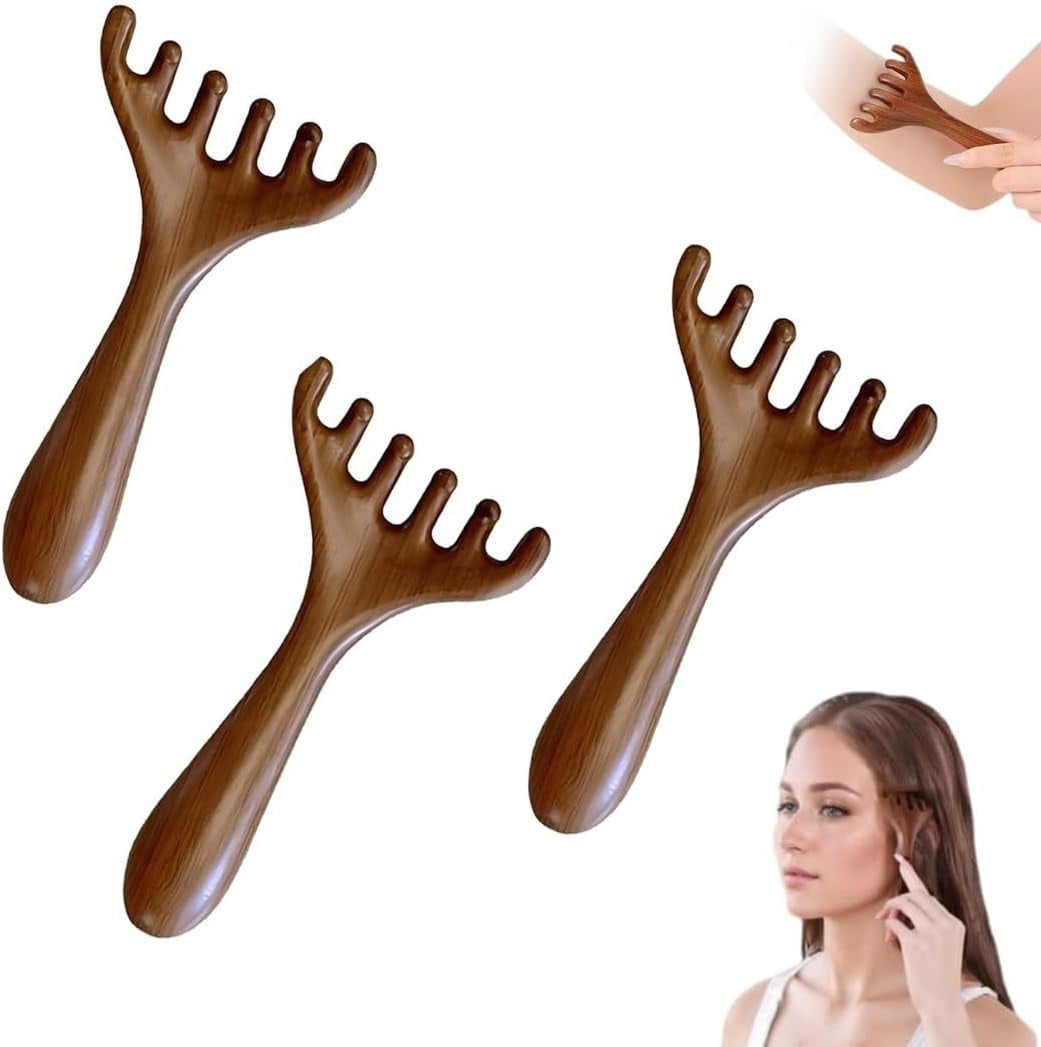 Six-Claw Meridian Massage Comb, 2025 New Head and Neck Massage Comb ...