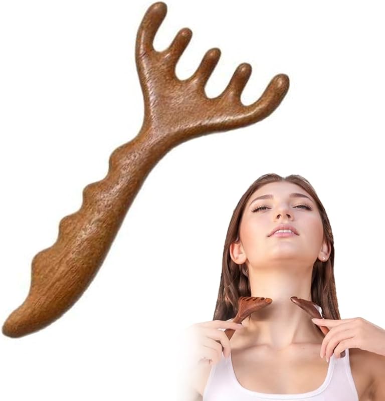 Six-Claw Meridian Massage Comb,2025 New Manual Scalp Massager Gua Sha ...
