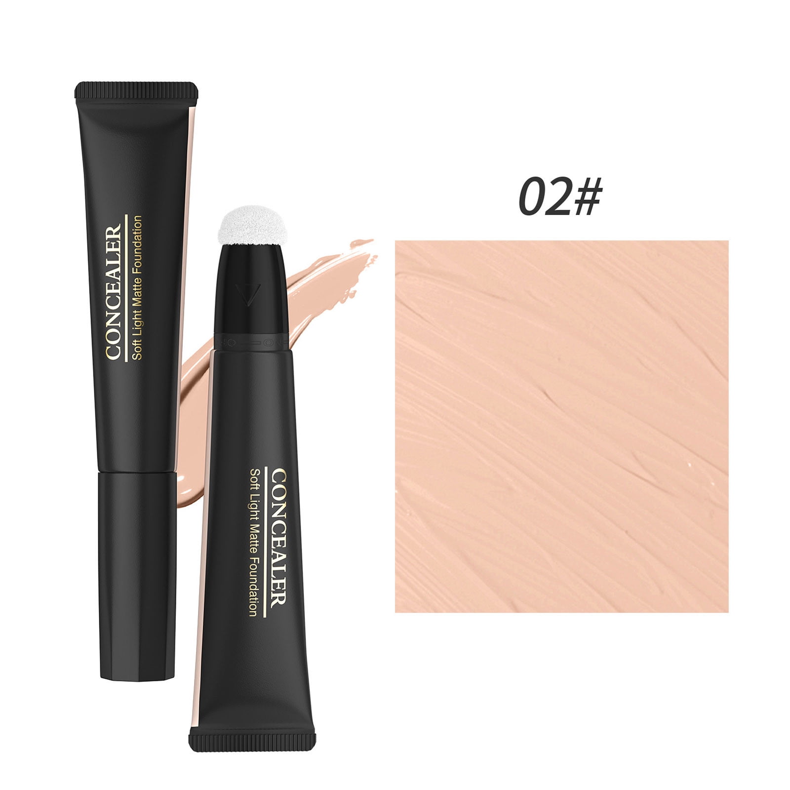 Six Color Contouring Liquid Foundation With Sponge Applicator Long ...