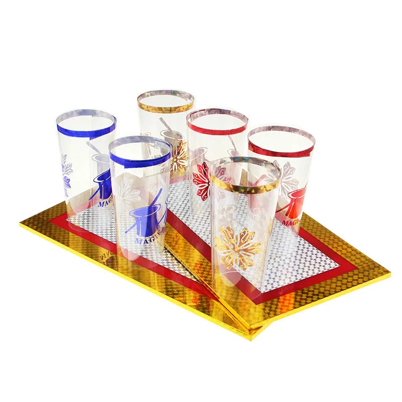 Six Cups Out From Two Plates Magic Tricks Cups Appearing Stage Magie ...