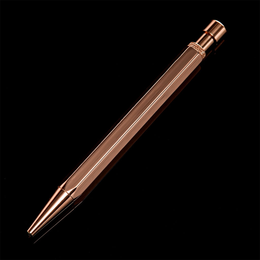 Six Edge Press Type EDC Writing Pen Signature Pen Rotating Threaded Pen ...