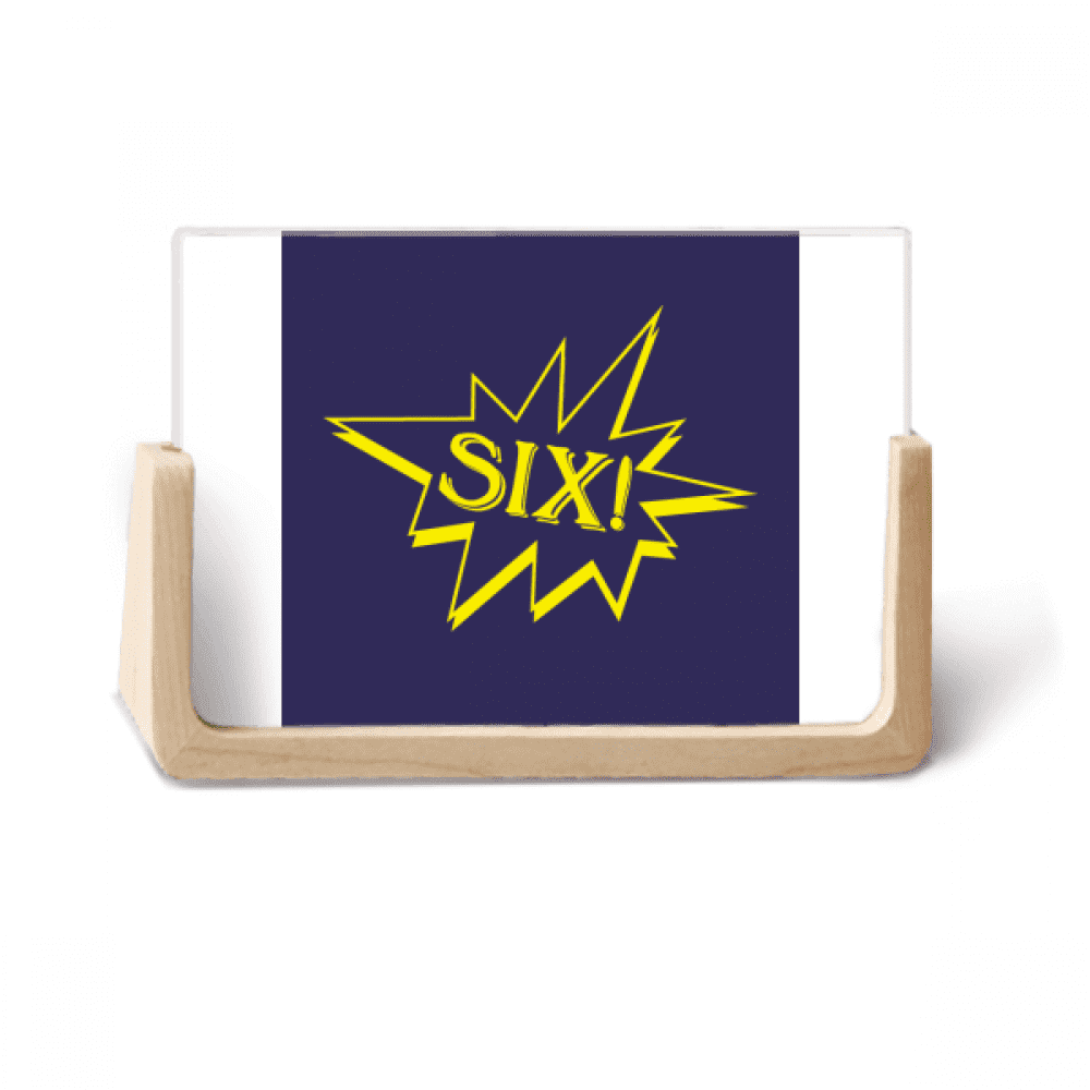 Six Explosion Splash Surprise Photo Wooden Photo Frame Tabletop Display ...