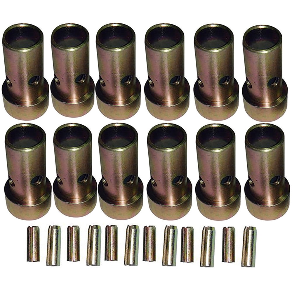 Six Fits CAT 2 Quick Hitch Adapters Bushing with Roll Pins - Walmart.com