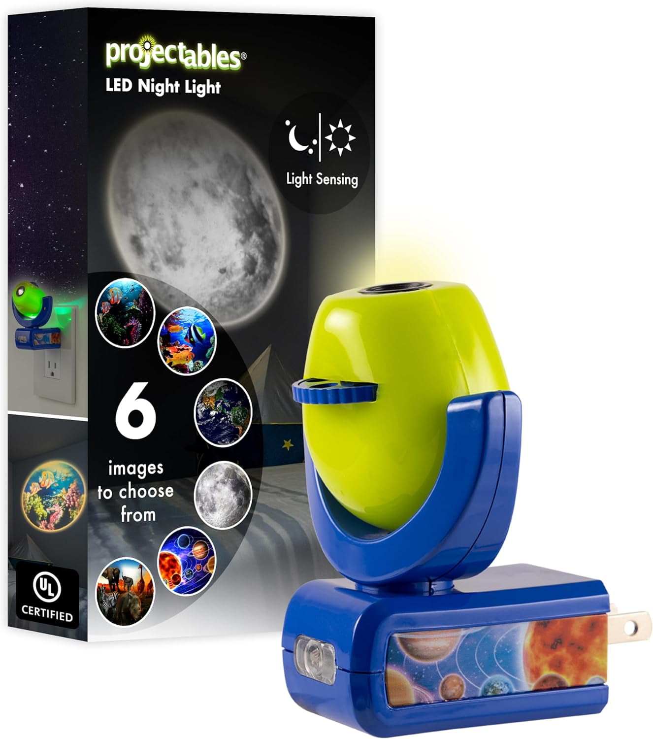 Six Ima LED Plug-In Night Light, Light Sensing, Auto On/Off, Projects ...