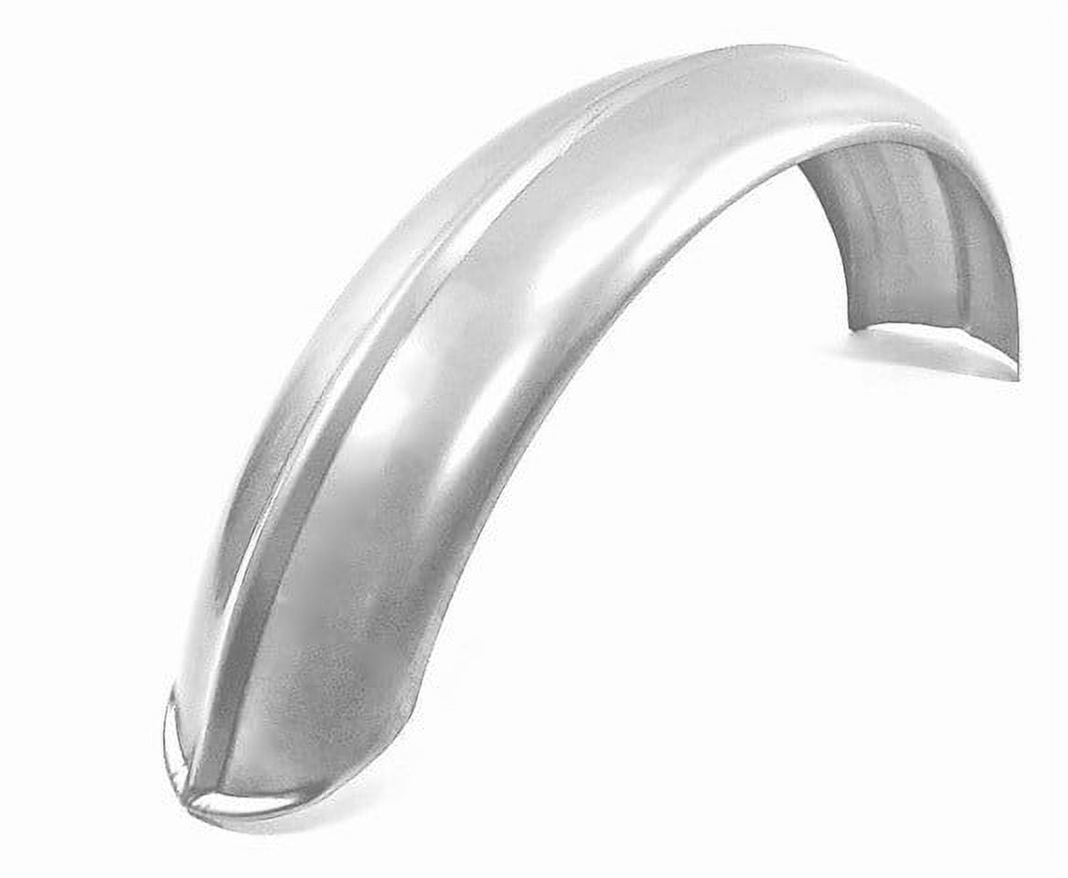 Eagle Skull 6 Inch Wide Center Ribbed Bobber Fender, Bare Metal Steel ...