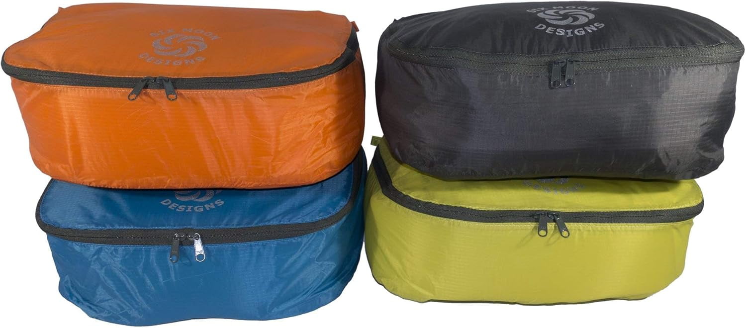 Six Moon Designs Pack PODS: Large Size 3-Pack Packing Cubes for Travel ...