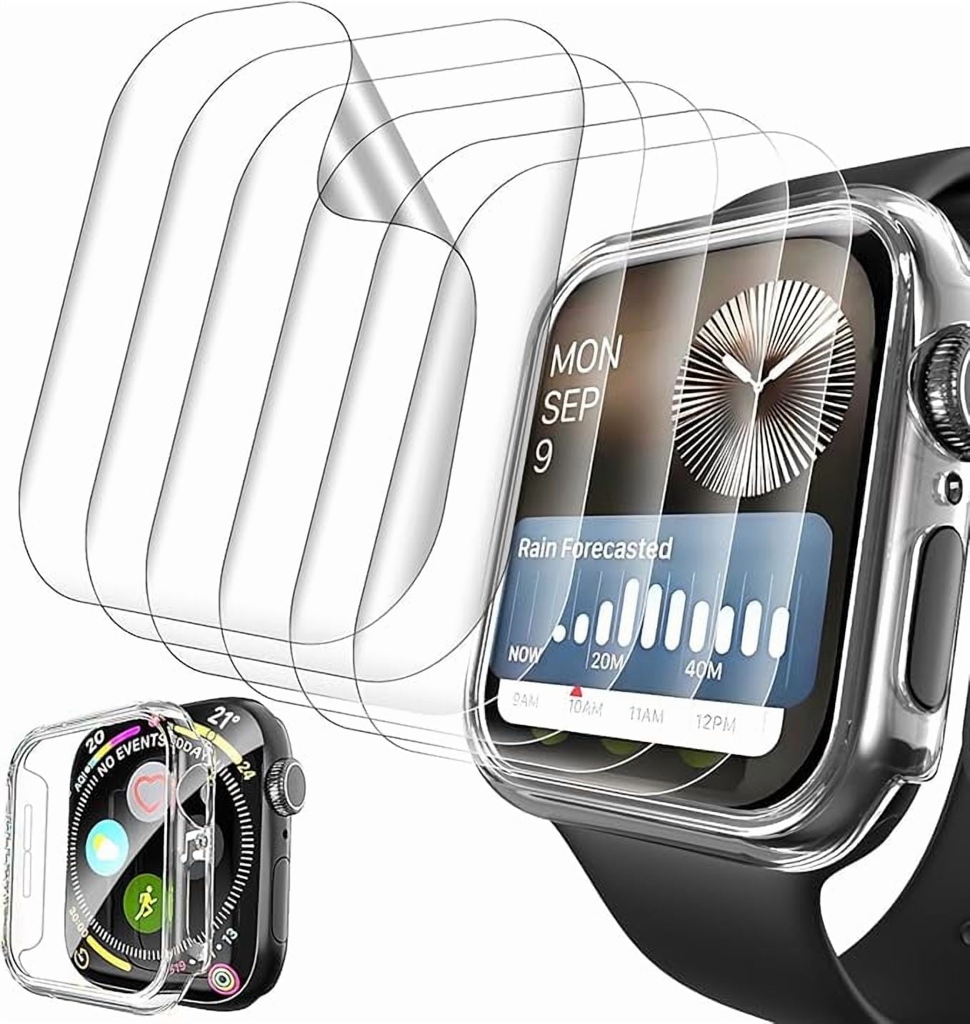 Six Packs of 46mm Self-Healing TPU Watch Series 10 Screen Protectors ...