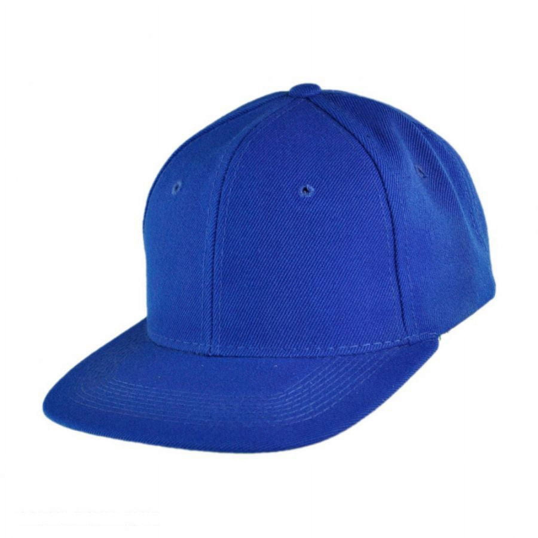 Six-Panel Snapback Baseball Cap - ADJUSTABLE - Royal Blue - Walmart.com