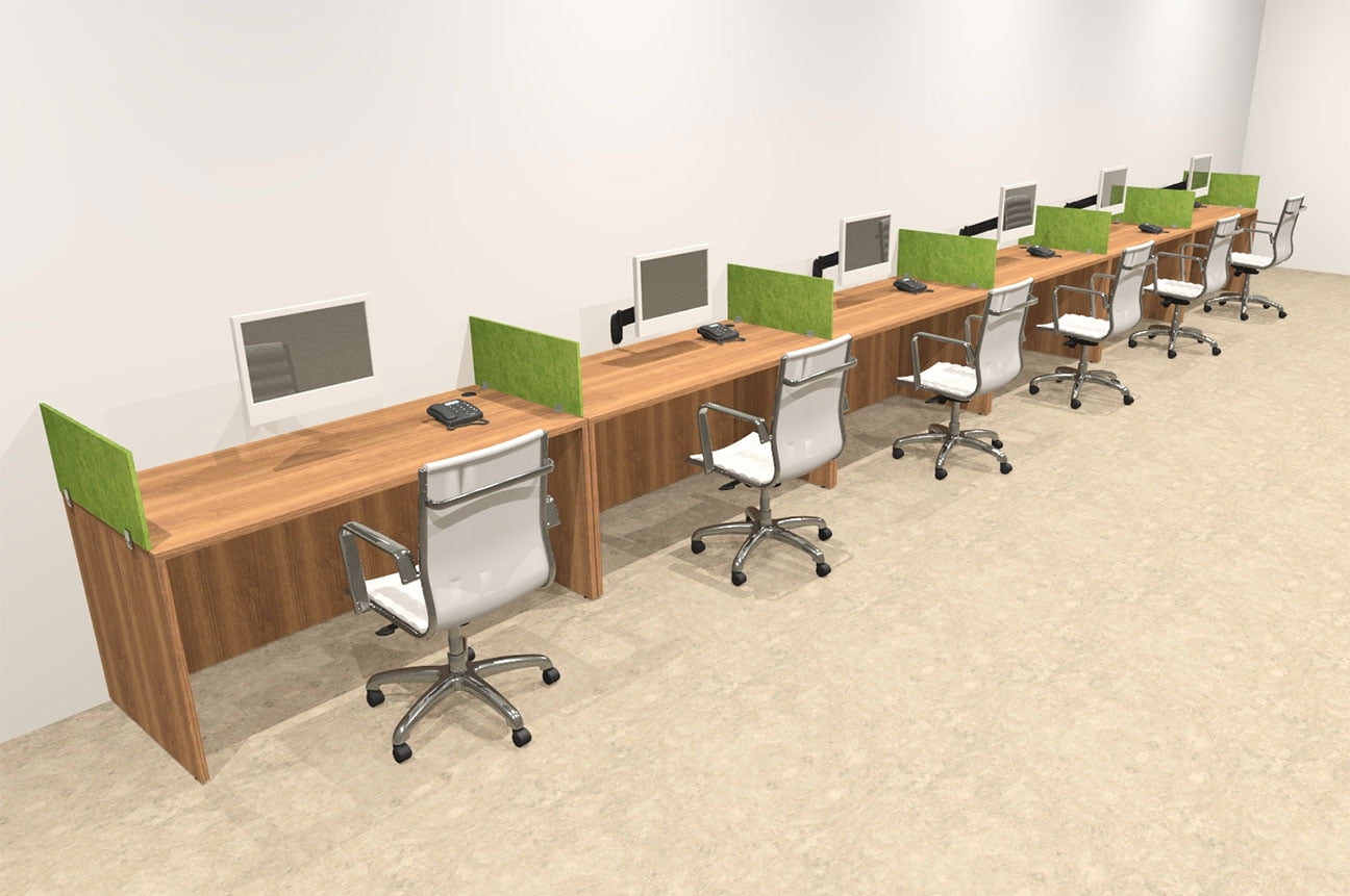 Six Person Modern Accoustic Divider Office Workstation Desk Set, #OT ...