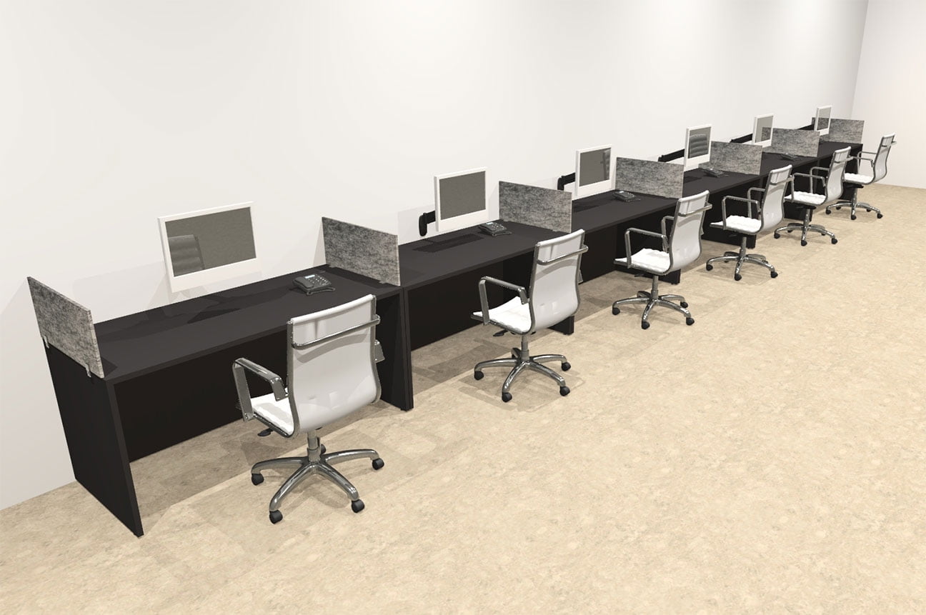 Six Person Modern Accoustic Divider Office Workstation Desk Set, #OT ...