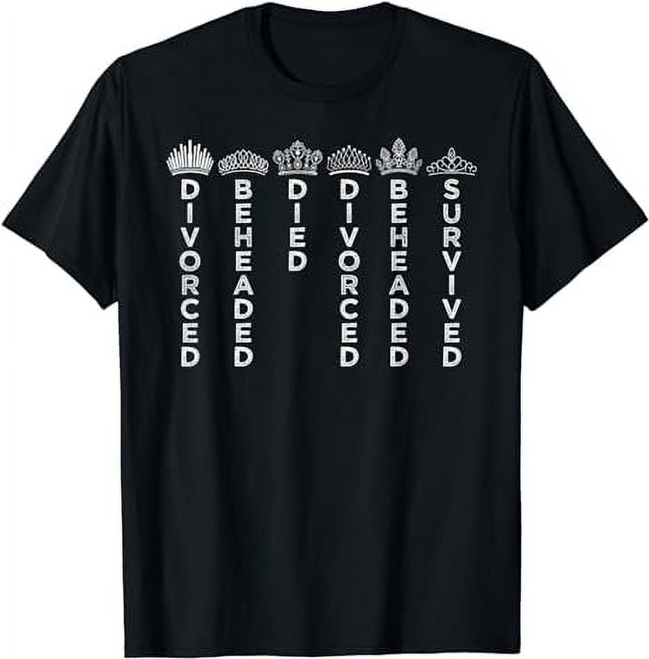 Six Queens Crowns - Six: The Musical T-Shirt - Walmart.com