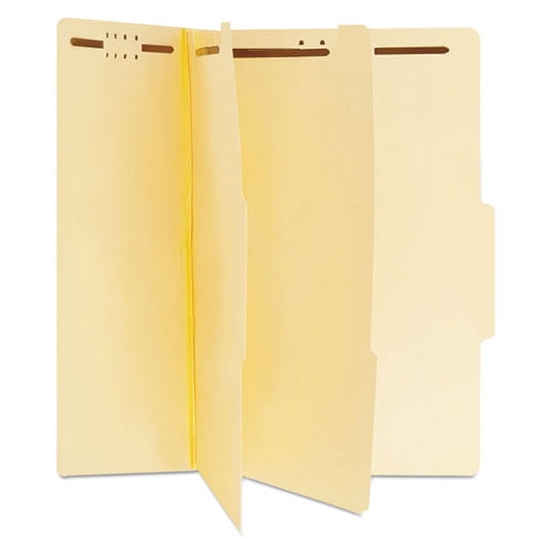 Six-Section Classification Folders, 2 Dividers, Letter Size, Manila, 15 ...