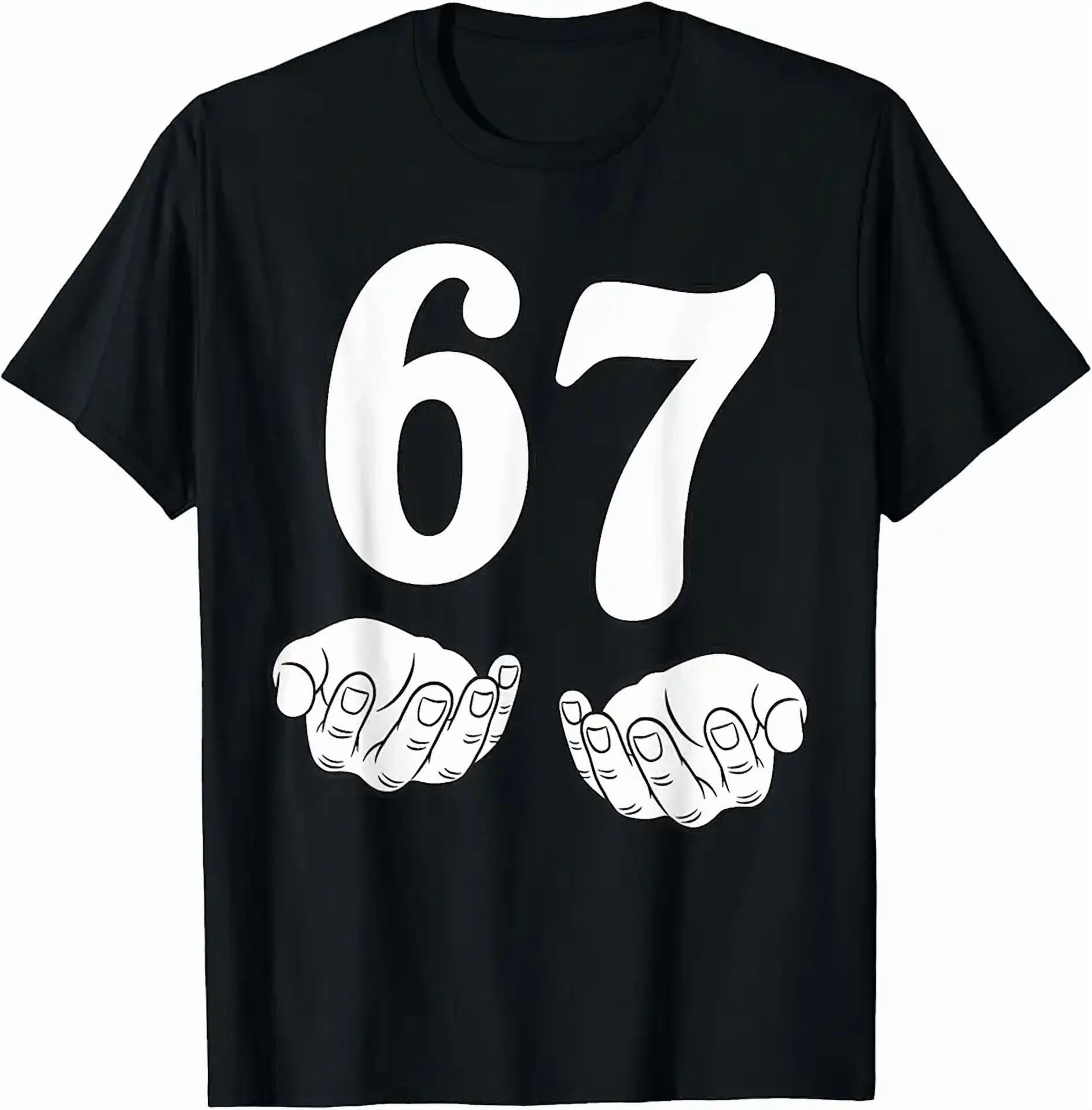 Six Seven 6 7 Funny 67 Gen Alpha Slang 6-7 Meme School T-Shirt ...