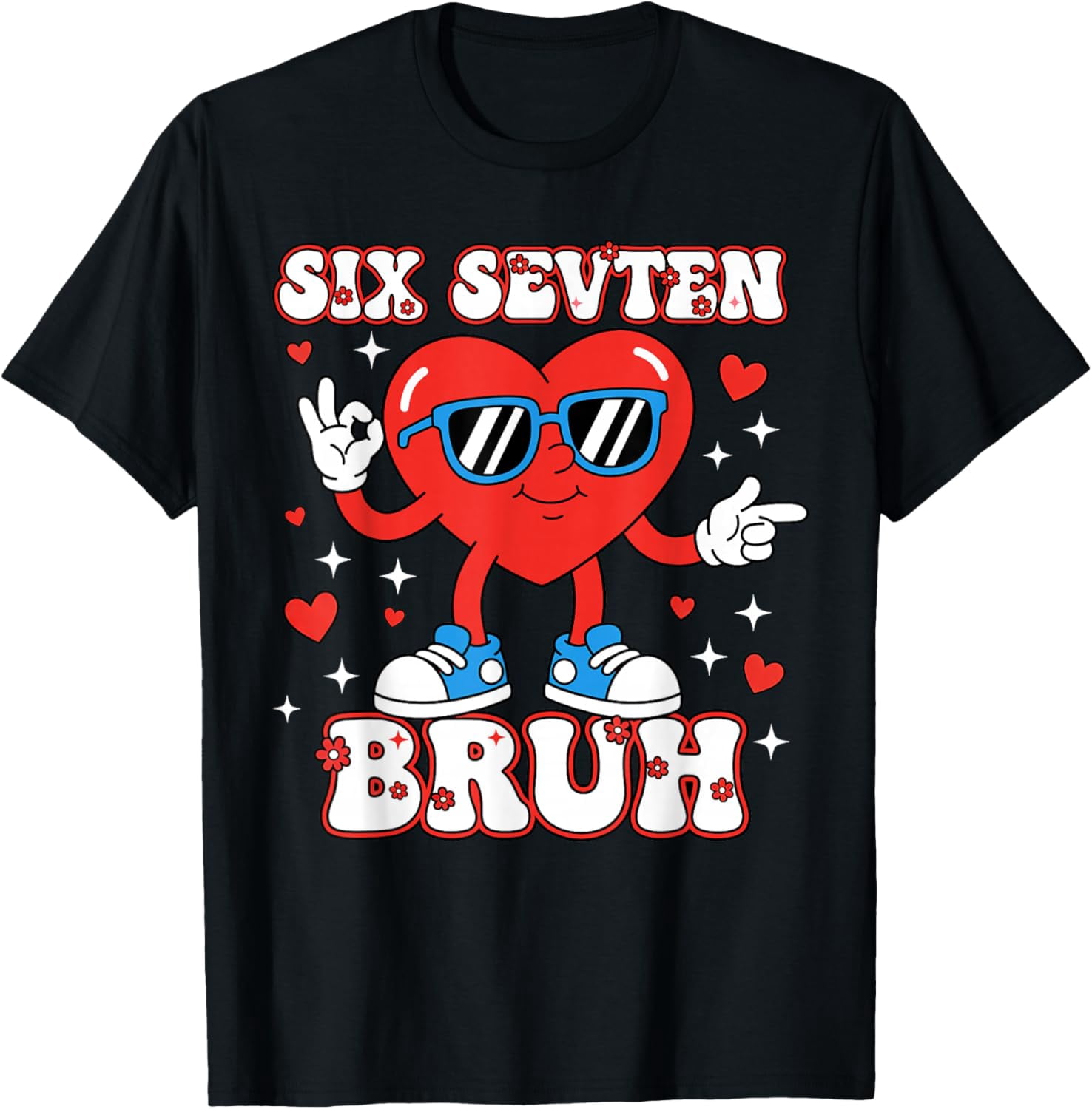 Six Seven 67 Meme Cool Valentines for s T-Shirt - Walmart.com