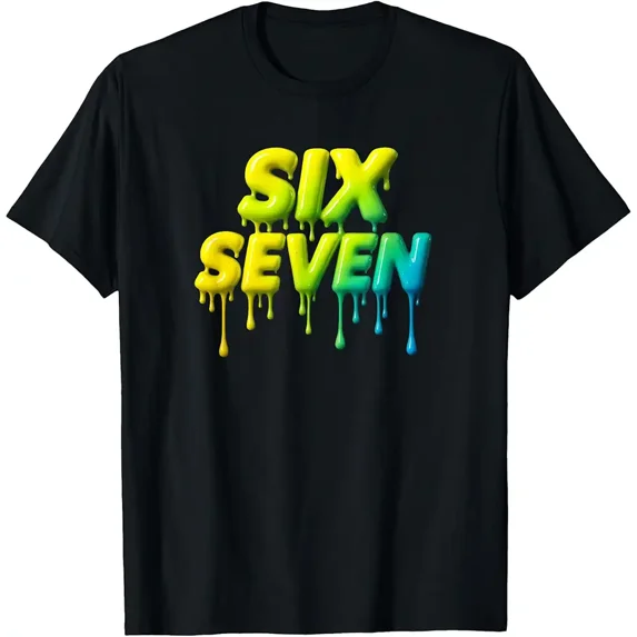Six Seven 67 Meme for Gen Alpha Kids and Adults 6 7 T-Shirt - Walmart.com