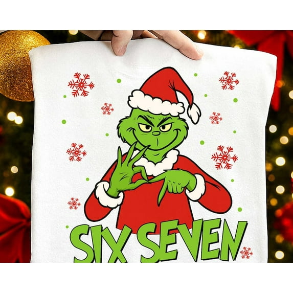 Six Seven Christmas Mean Guy , Viral 6 7 , Xmas Cartoon 6 7 , Trending ...