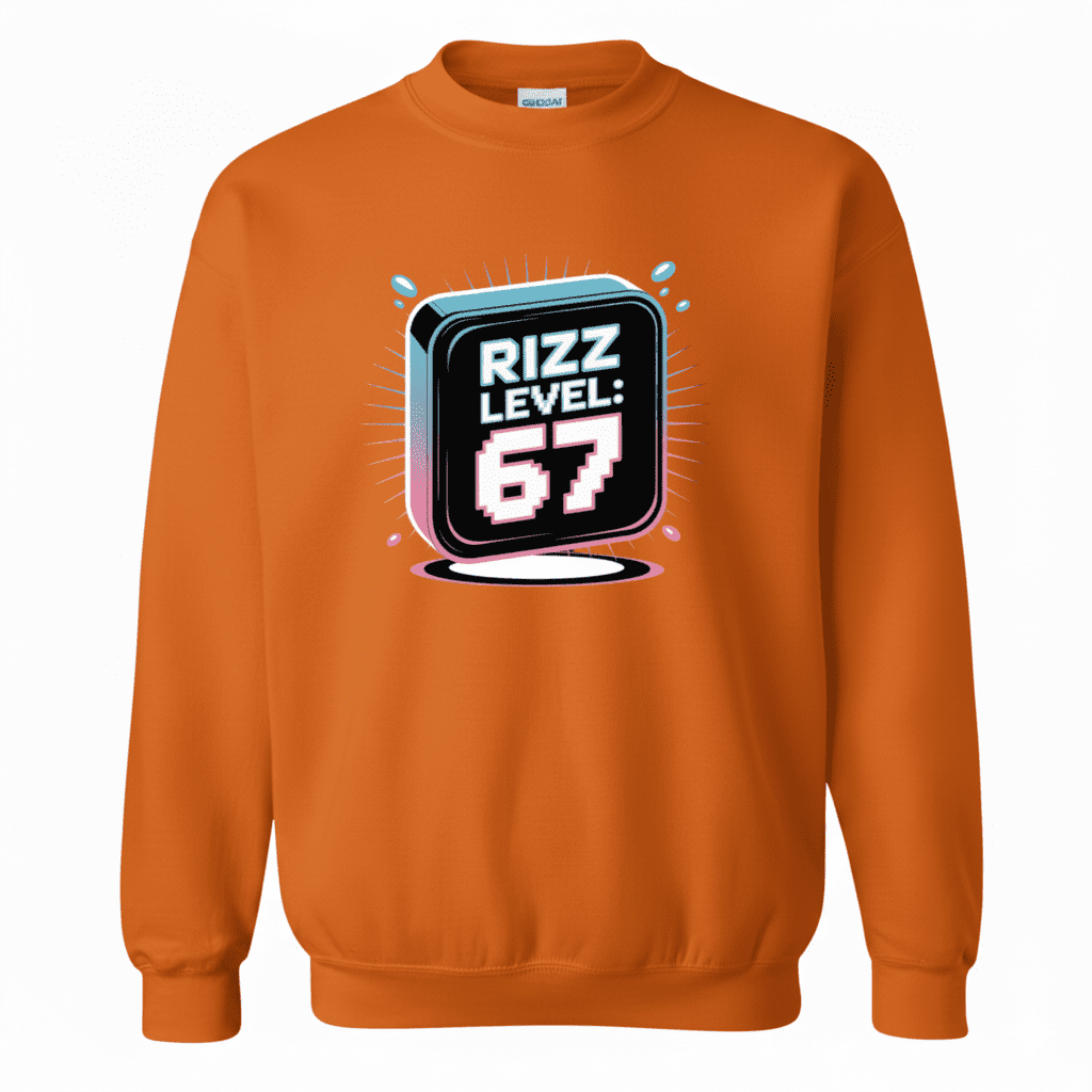 Six Seven Gamer Rizz Level 67 Pixel Meme Funny Internet Trend ...