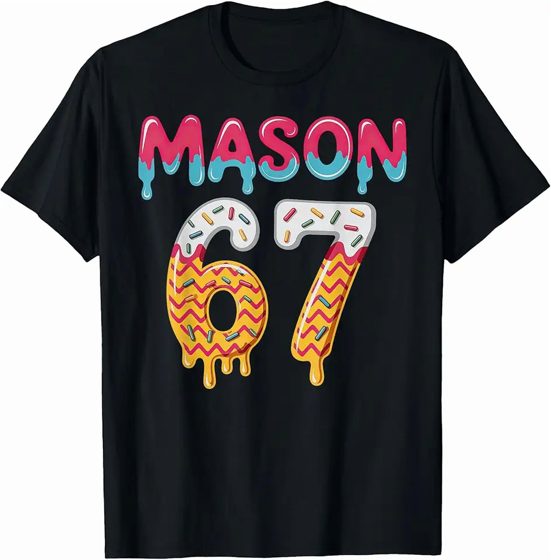 Six Seven Ice Cream Drip 67 Mason Meme T-Shirt - Walmart.com