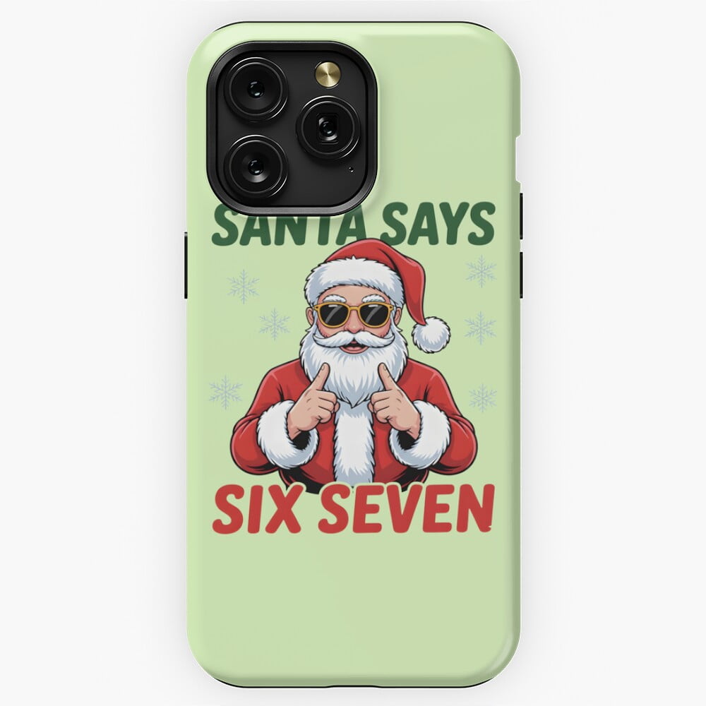 Six Seven Meme Funny Holiday Humor Minimal Design with iPhone 17 to 11 ...