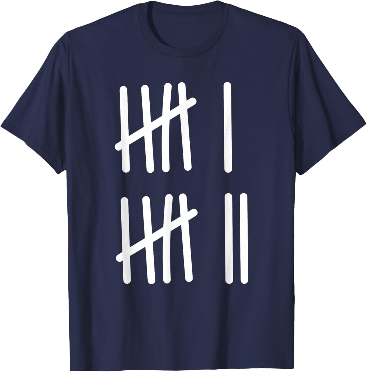 Six Seven Meme Tally Marks Counting Slang Math T-Shirt - Walmart.com