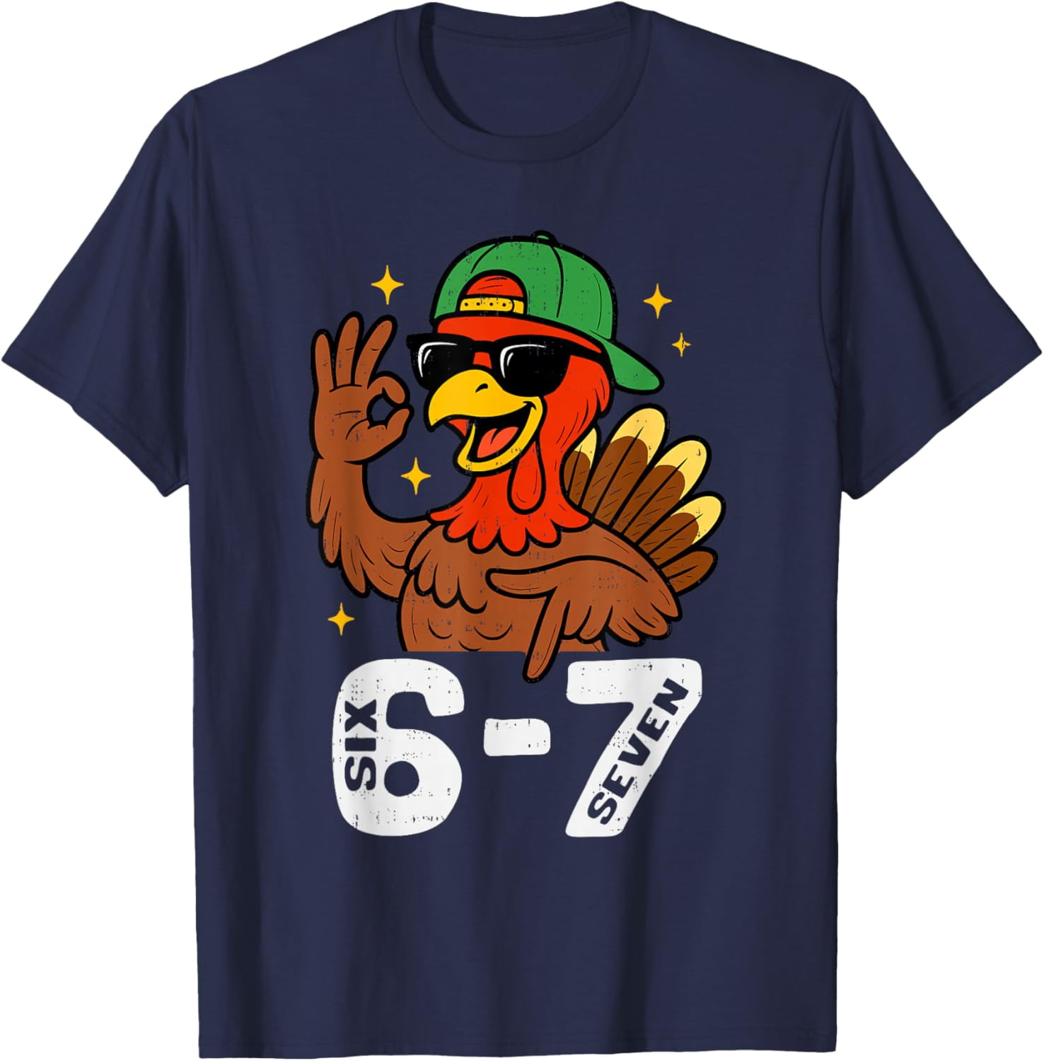 Six Seven Turkey Gen Z Alpha Meme Slang T-Shirt - Walmart.com