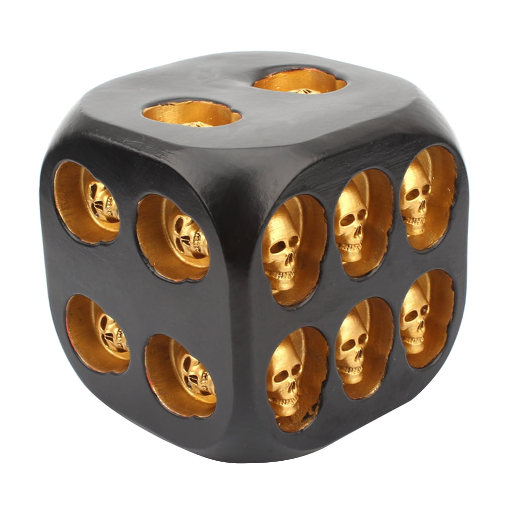 Six Sided Resin Game Dice Party Decorative Mini Face Game Dice ...