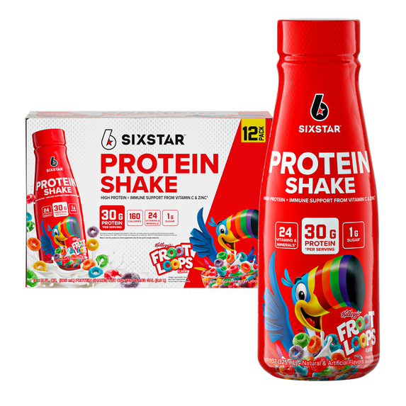 Six Star Pro Nutrition Kellogg's 30g Froot Loops Protein Shake, 11 fl ...
