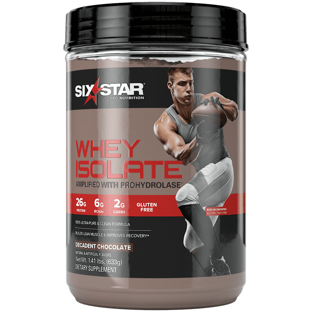 Six Star Pro Nutrition 100% Whey Isolate Protein Powder, Decadent ...