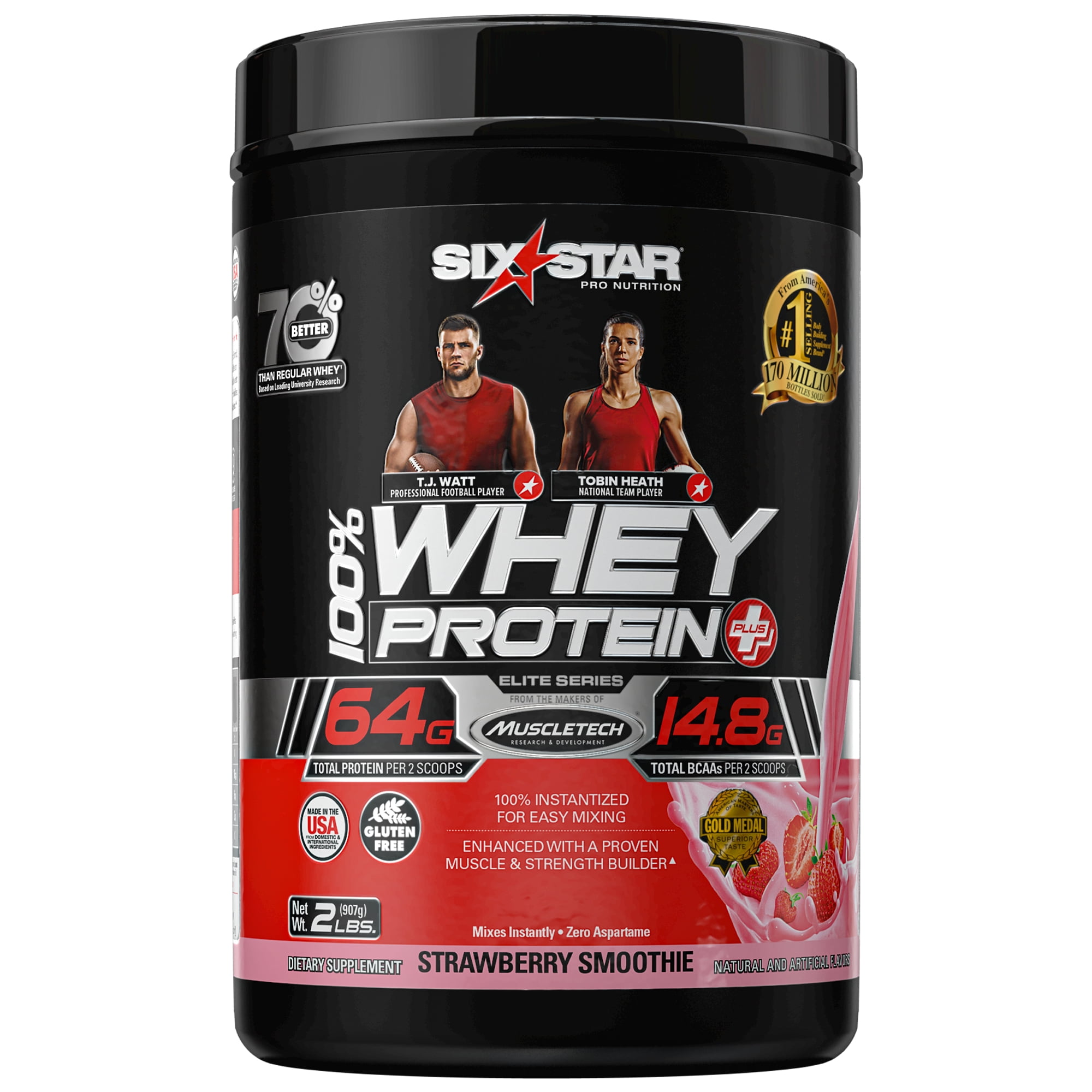 Six Star Pro Builder 100% Whey Protein Powder, 32g Ultra-Pure ...