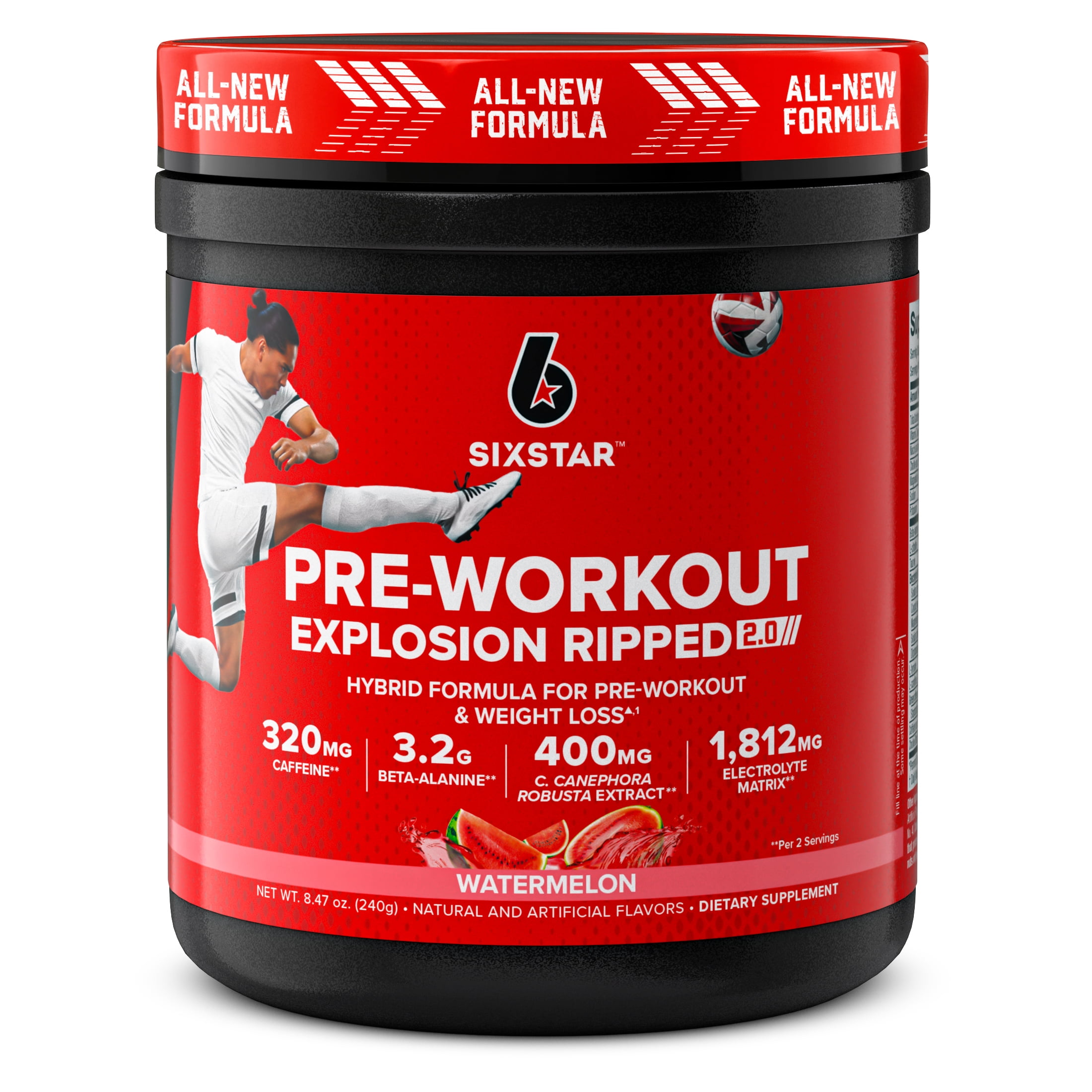 Six Star Pro Nutrition Pre-Workout Powder Explosion Ripped 2.0 ...
