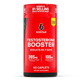 Six Star Pro Nutrition Testosterone Booster Caplets with 386 mg ...