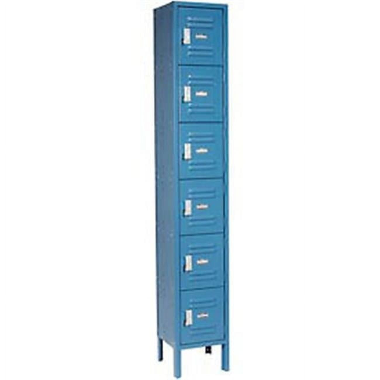 Six Tier Infinity Locker with 6 Door Assembled - Blue - Walmart.com