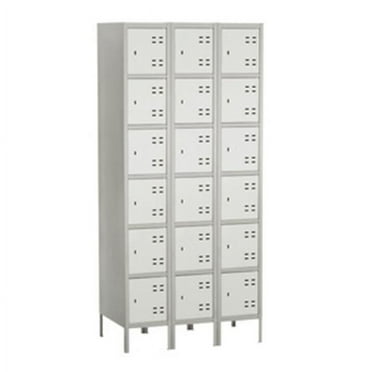 Infinity Single Tier 1 Door Assembled Locker, Gray - 12 x 12 x 60 in ...