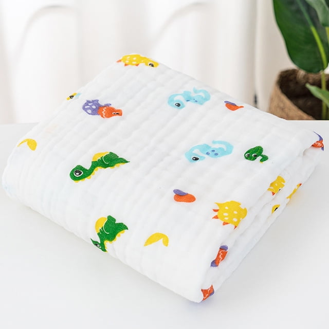 Six-layer Gauze Newborn Soft Pure Cotton Seersucker Multi-function Baby ...